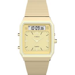 Timex Q Timex Reissue Herren Gold Uhr TW2Y06000