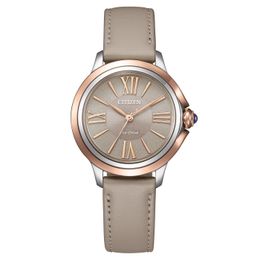 Citizen Taupe Damen Armbanduhr EM1166-01Z