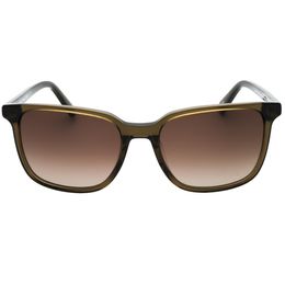 Gr&uuml;ne Sonnenbrille mit braunen SF-Linsen von Banana Republic