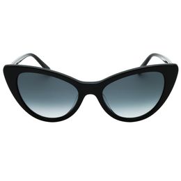 Dunkelgraue Cat-Eye-Sonnenbrille mit SF-Objektiv und schwarzen Cat-Eye-Sonnenbrillen von Banana Republic