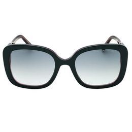 Marc Jacobs - Dunkelgraue Sonnenbrille mit blaugr&uuml;nen SF-Gl&auml;sern