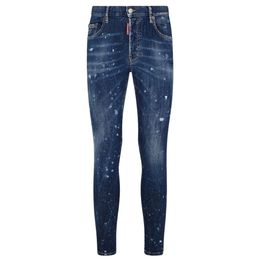 Dsquared2 Super Twinky Jean Splatter Design Blaue Jeans
