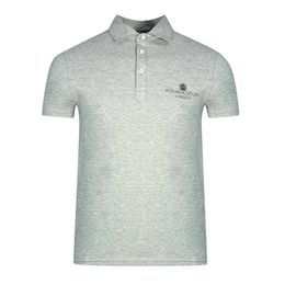 Aquascutum Unisex Erwachsenen London Bold Logo Polo-Shirt (Grau)