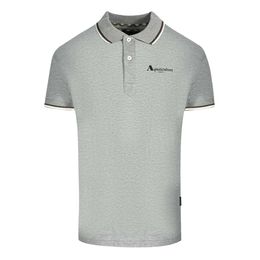 Aquascutum Unisex Erwachsenen London Tipped Polo-Shirt (Grau)