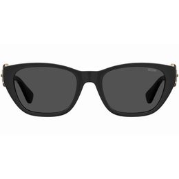 Moschino - Schnalle-Sonnenbrille f&uuml;r Damen (Schwarz)