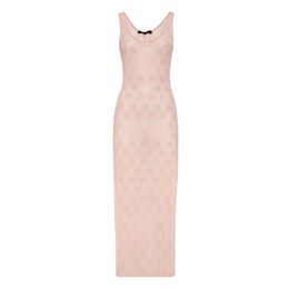 Philipp Plein Long Dress Monogram Strass
