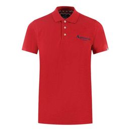 Aquascutum Unisex Erwachsene London Klassisches Polo-Shirt (Rot)
