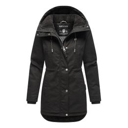 Navahoo Winterfunke Damen Winterjacke mit Teddyfellfutter