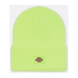 Dickies Acryl Beanie M&uuml;tze f&uuml;r Unisex-Erwachsene in Gelb mit Umschlag