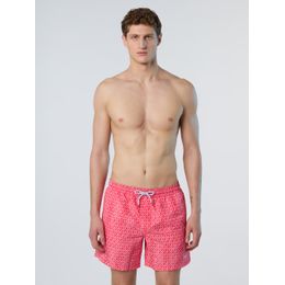 North Sails Badeshorts Bedrucktes Pfirsichleder