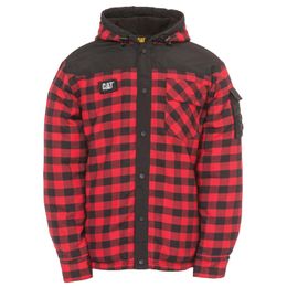 Caterpillar Sequoia Herren Rotes Fleecejacke