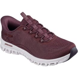 Skechers Glide-Step Elevate Amaze Textil Damen Burgunder Trainers