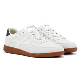 POMPEII Elan Sala Leder Herren Wei&szlig;e Sneakers