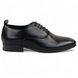 Klassische Oxford-Derby-Schuhe f&uuml;r Herren in Schwarz