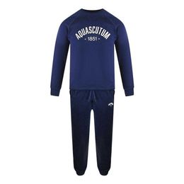 Aquascutum - "Old School" Trainingsanzug f&uuml;r Herren, Rundhalsausschnitt (Dunkles Marineblau)