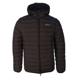 Aquascutum - "Active" Steppjacke f&uuml;r Herren/Damen Unisex, mit Kapuze (Schwarz)