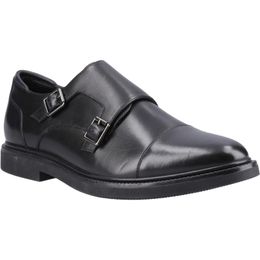 Hush Puppies - "Kane Monk" Halbschuhe f&uuml;r Herren, Leder (Schwarz)