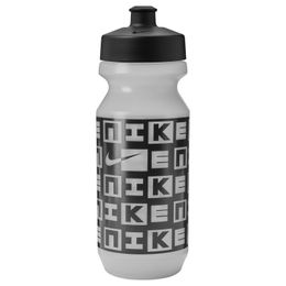 Nike - "Big Mouth" Wasserflasche, Bildlich, 650ml (Transparent/Schwarz)