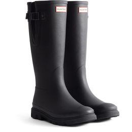 Hunter Downpour Adjustable Gummi M&auml;nner Gummistiefel Schwarz Wellington-Stiefel