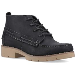 Sperry Savanna Leder Damen Stiefel Schwarz