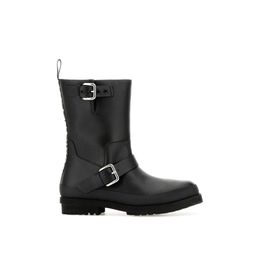 Stella McCartney Schwarze Alter Mat Trace Kn&ouml;chelstiefel
