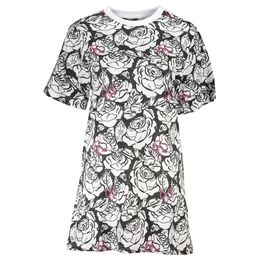 Cavalli Class Blumen-Rosen-Druckkleid