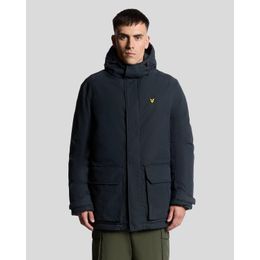 Lyle & Scott Lyle & Scott Schwerer Parka mit Kapuze &ndash; Marineblau