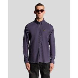 Lyle & Scott Lyle & Scott Baumwollhemd mit Knopfleiste - Grau