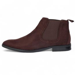 Herren Bown Wildleder Chelsea Boots Echtlederfutter Slip-On