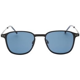 Tommy Hilfiger Herren Quadratische Sonnenbrille (Schwarz)