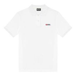 Diesel - "T Smith Div New D" Poloshirt f&uuml;r Herren/Damen Unisex (Wei&szlig;)