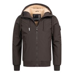 Alessandro Salvarini Herren Winterjacke AS-431 &ndash; Warm, Mit Teddyfellfutter & Kapuze