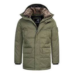 Alessandro Salvarini Herren Winterjacke AS-456 &ndash; Stilvoll, Wasserabweisend Mit Abnehmbarer Kapuze