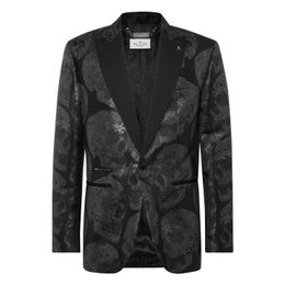 Philipp Plein Jacquard Lord Fit Blazer All Over Skull