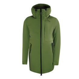 Aquascutum Active 3-way Parka Armeegr&uuml;ne Daunenparkajacke