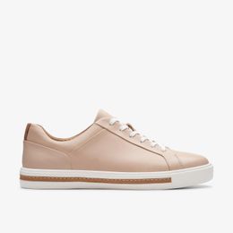 Clarks Un Maui Spitzen-Blush-Leder-Sneaker