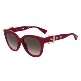 Moschino - Schnalle-Sonnenbrille f&uuml;r Damen (Rot/Braun)