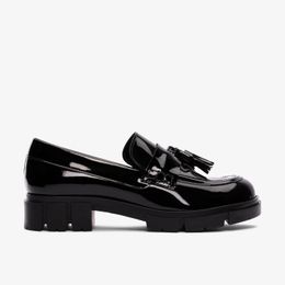 Clarks Teala Loafer Schwarze Lackschuhe