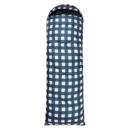 Mountain Warehouse - Schlafsack "Mid Season", Kariert (Dunkelblau)