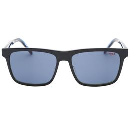 HUGO BOSS Sonnenbrille mit blauem Glas und blauem Rahmen
