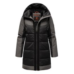 Navahoo Damen Winterjacke Samtk&auml;tzchen &ndash; Stylisch & Warm