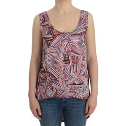 Costume National Abstraktes Print Highlow Tanktop
