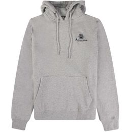 Aquascutum Herren Active Kleines Logo Hoodie (Grau)