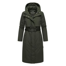 Navahoo Damen Winterparka WALDBUMMLER &ndash; wetterfest & stilvoll mit Tailleng&uuml;rtel