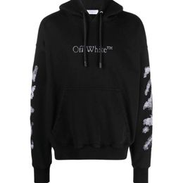 Off-White Diags Bit Book Skate Hoodie Schwarz