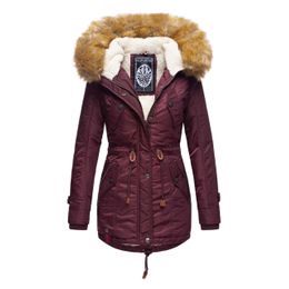 Navahoo Damen Winterjacke B399 &ndash; Warm, Wasserabweisend & Mit Abnehmbarem Kunstfellkragen