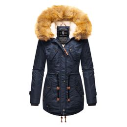 Navahoo Damen Winterjacke B399 &ndash; Warm, Wasserabweisend & Mit Abnehmbarem Kunstfellkragen