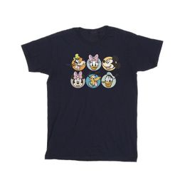 Disney - "Mickey Mouse and Friends" T-Shirt f&uuml;r Herren (Marineblau)