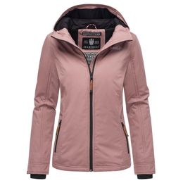 Marikoo Damen &Uuml;bergangsjacke leichte wind- und wasserabweisende Jacke mit Kapuze Mauve