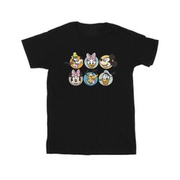 Disney - "Mickey Mouse and Friends" T-Shirt f&uuml;r Herren (Schwarz)